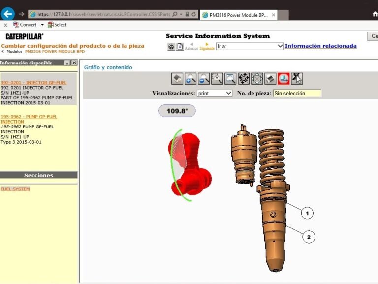 Caterpillar Service Information System (CAT SIS) 3D 7.2021 Release ...