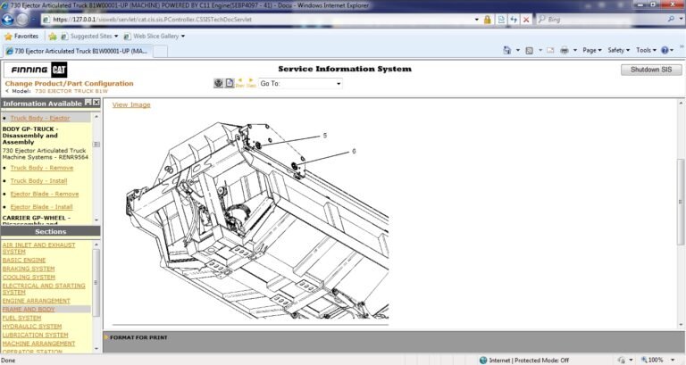 Caterpillar Service Information System (CAT SIS) 3D 7.2021 Release ...