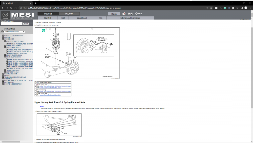 Mazda2 (DE) Electronic Service Information (MESI) - OBDTotal