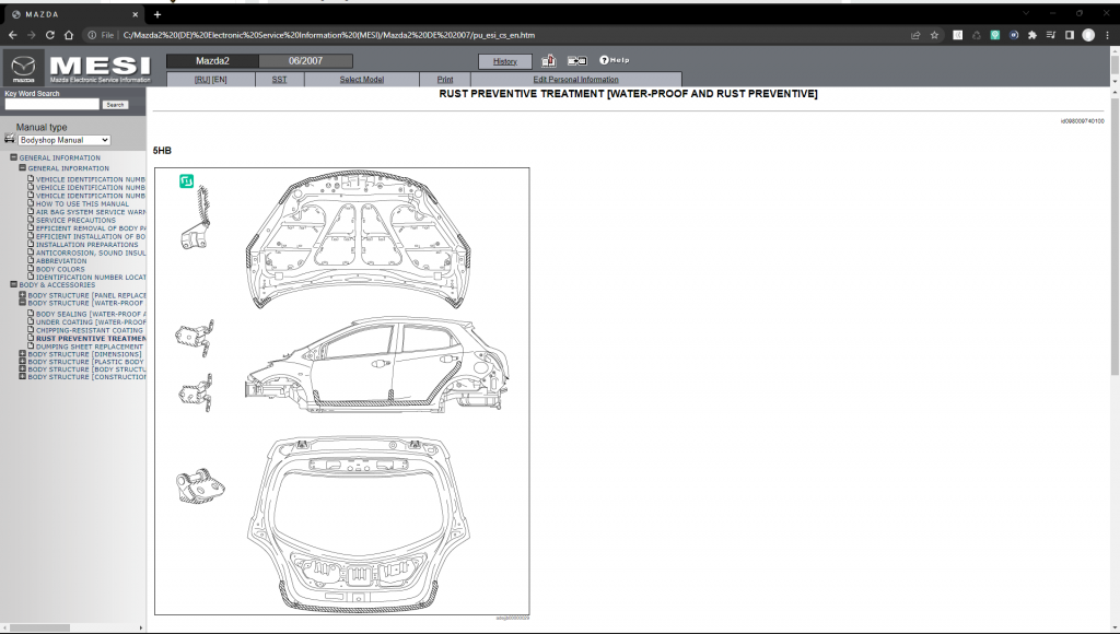 Mazda2 (DE) Electronic Service Information (MESI) - OBDTotal