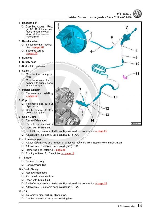 VW 5-Speed Manual Gearbox 0A4 OEM Workshop Manual - OBDTotal