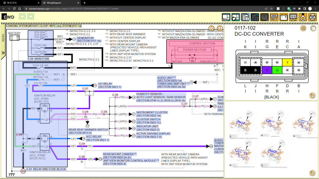 Mazda CX-5 (KF) Electronic Service Information (MESI) - OBDTotal