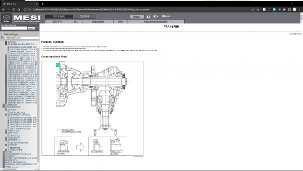 Mazda CX-8 (KG) Electronic Service Information (MESI) - OBDTotal