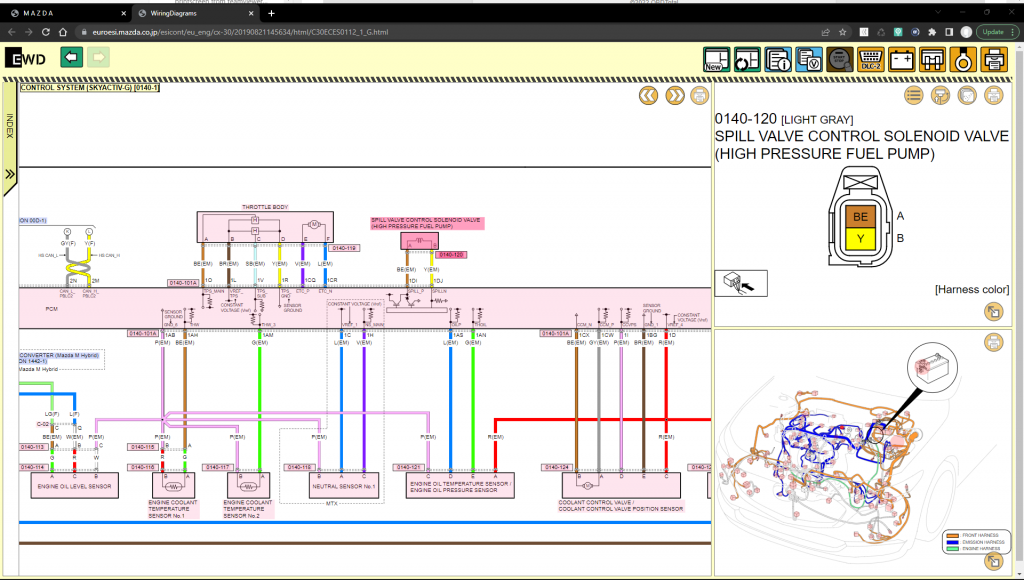 Mazda CX-30 (DM) Electronic Service Information (MESI) | OBDTotal