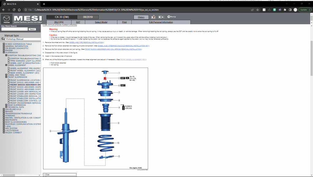 Mazda CX-30 (DM) Electronic Service Information (MESI) - OBDTotal