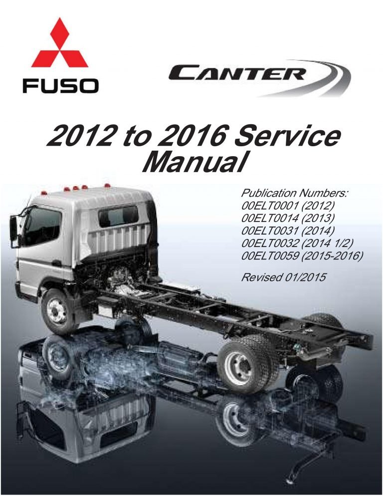 Fuso Canter 7C18 2012-2016 OEM Service Repair Manual & Wiring Diagram ...