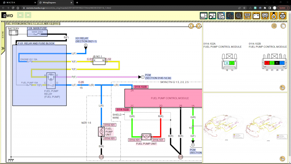 Mazda3 (BM) Electronic Service Information (MESI) - OBDTotal