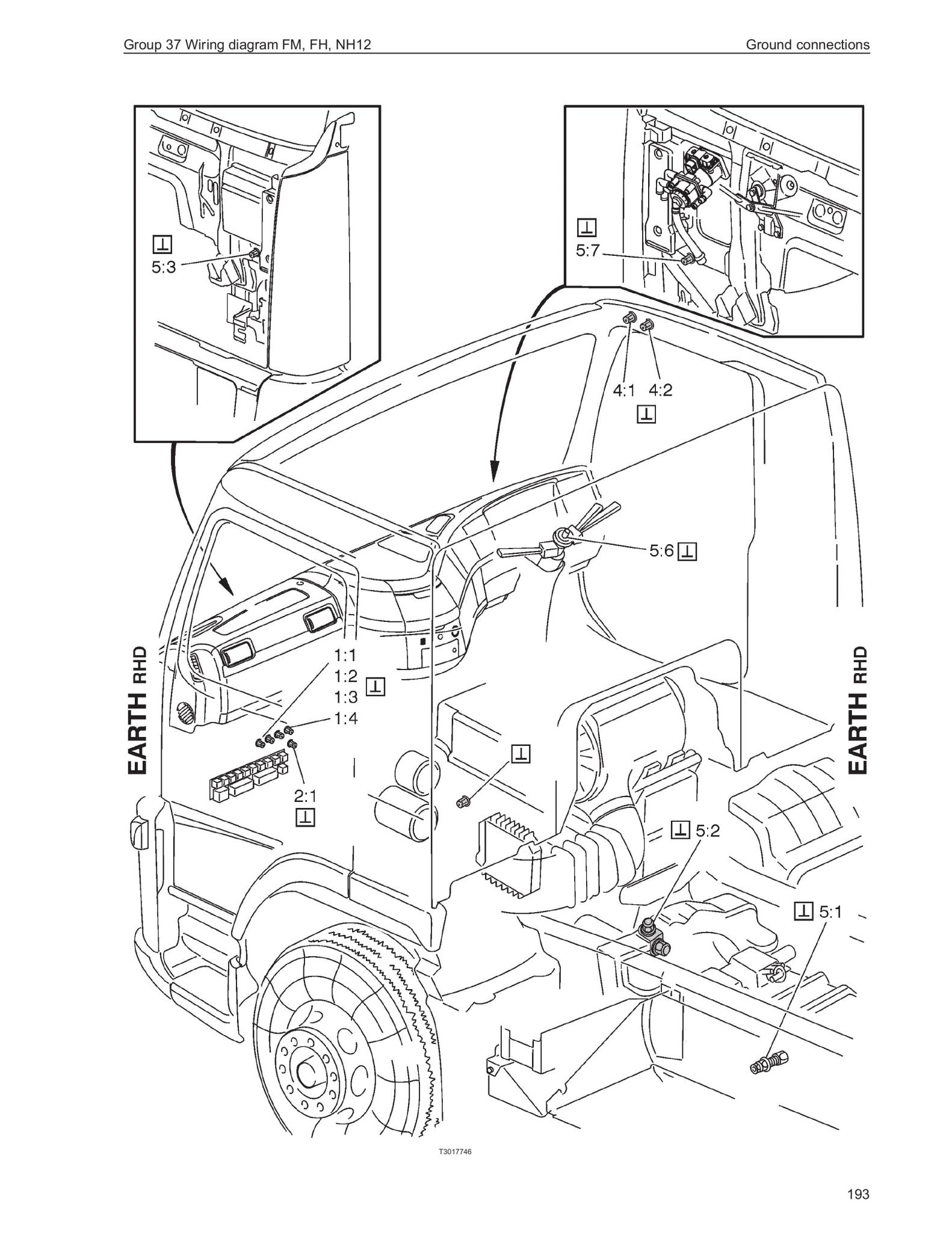 Volvo Truck FM / FH / NH12 Series Electrical Wiring Diagram Service ...