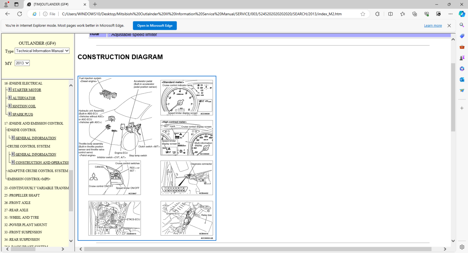 Mitsubishi Outlander 3 (GF/GG/ZJ/ZK/ZL) OEM Workshop, Technical ...